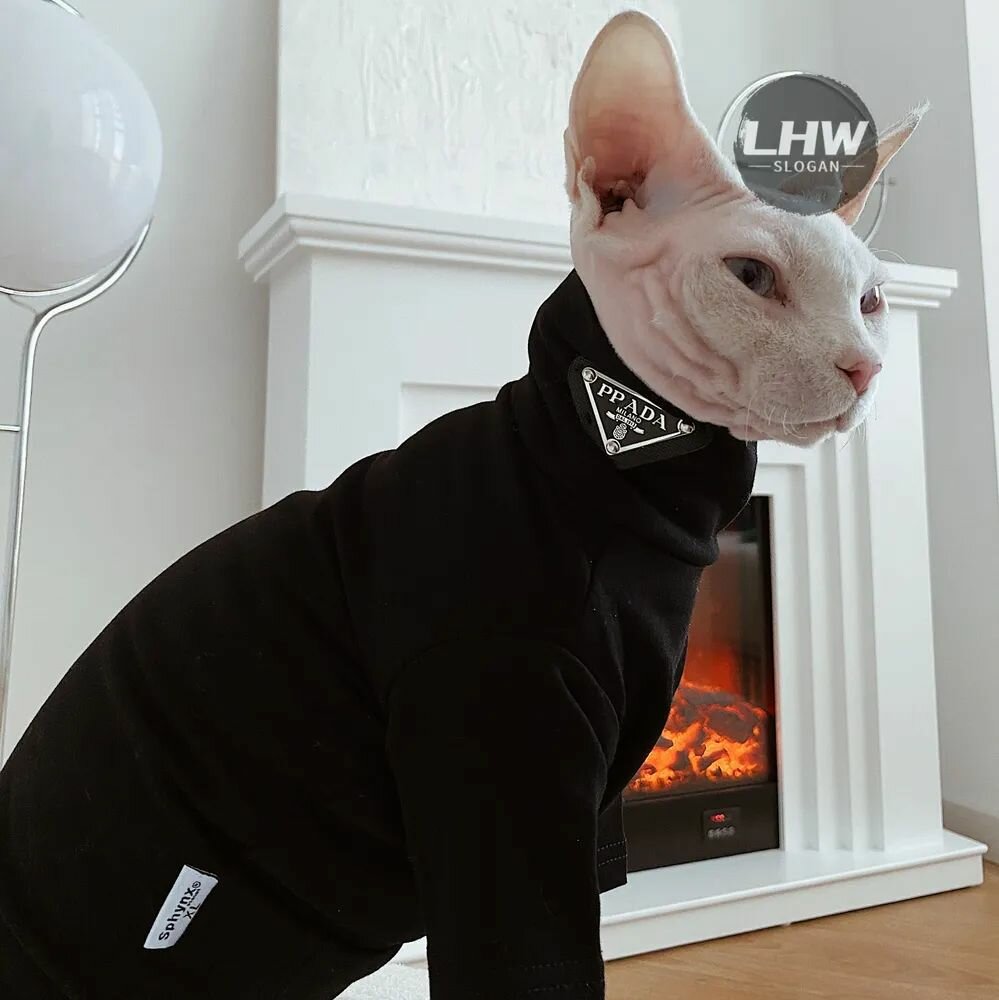 Одежда для кошек сфинксов, хлопок, нижняя рубашка