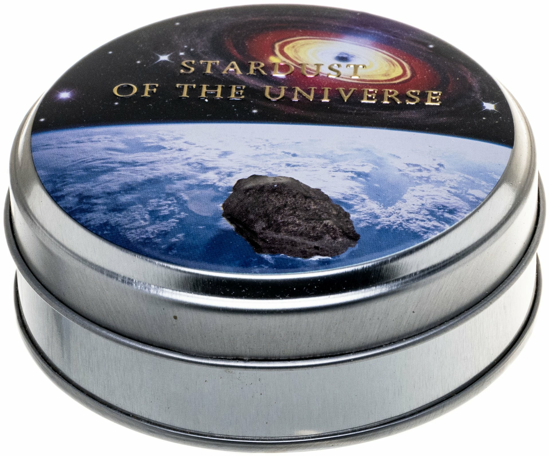 Футляр металлический "Космос Метеорит" диаметр ячейки 40 мм входят монеты диаметром 38,6мм