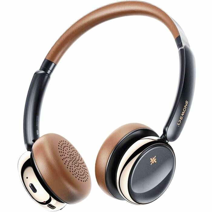 Bluetooth наушники с микрофоном FIIO SNOWSKY Anytime (F4439E) беспроводная полноразмерная гарнитура. чёрно-коричневая