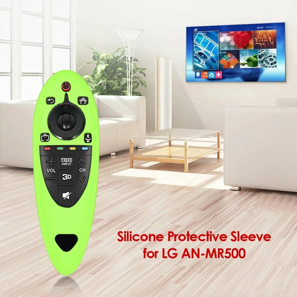 Силиконовый чехол для пульта дистанционного управления телевизором, защитный чехол для корпуса LG AN-MR500