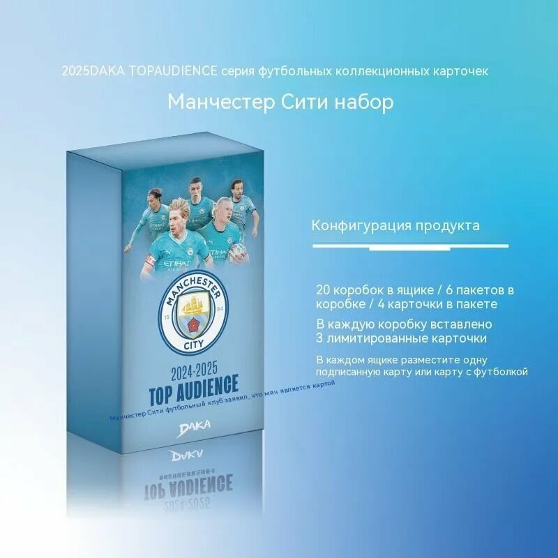 24-25 DAKA Футбольная карточка "Манчестер Сити"