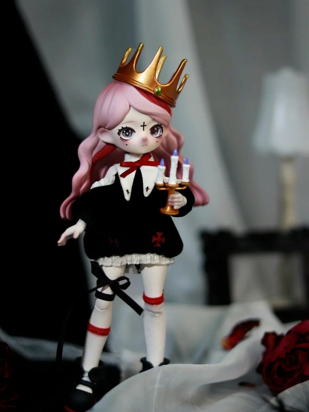 LEI-Doll 1/12 Кукла с шаровидными суставами BJD, (Nyssa),18.3cm, полный набор прически, одежды и аксессуаров, коллекционная, подарок для девочек