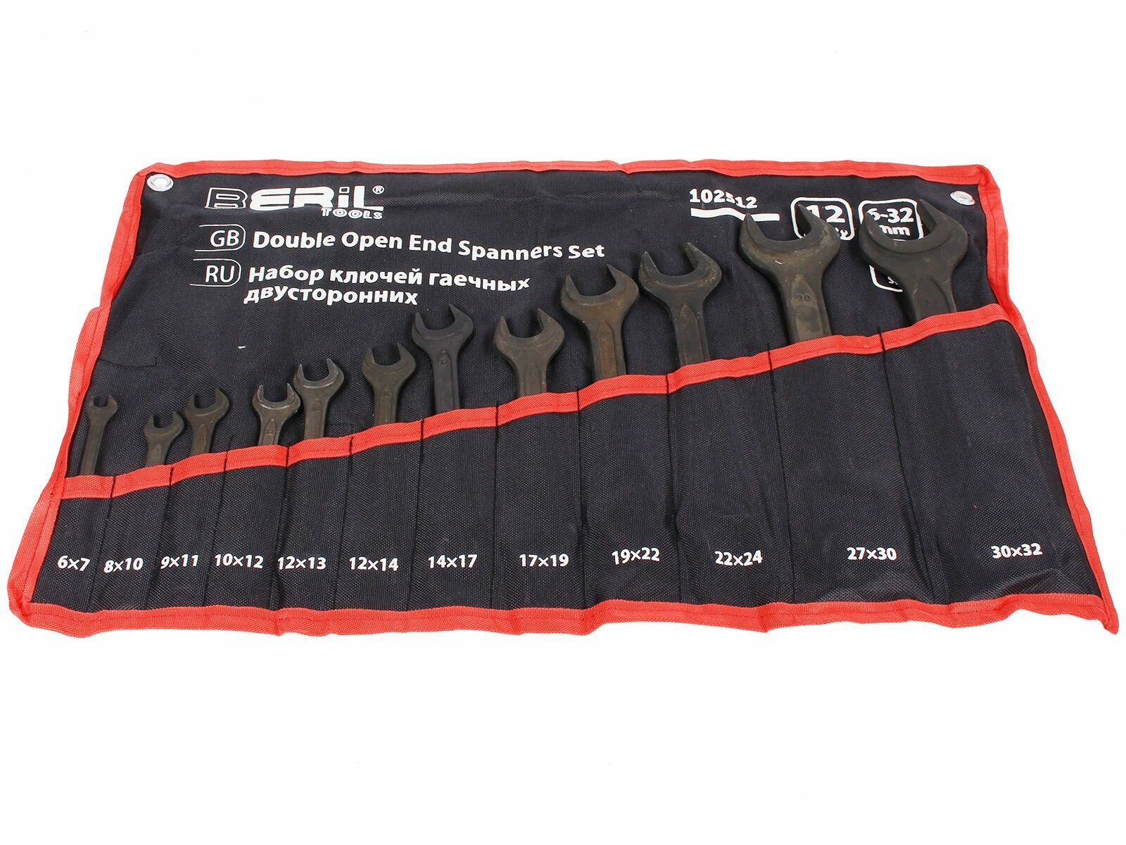 Набор ключей рожковых 12 предметов 6-32 мм BERIL