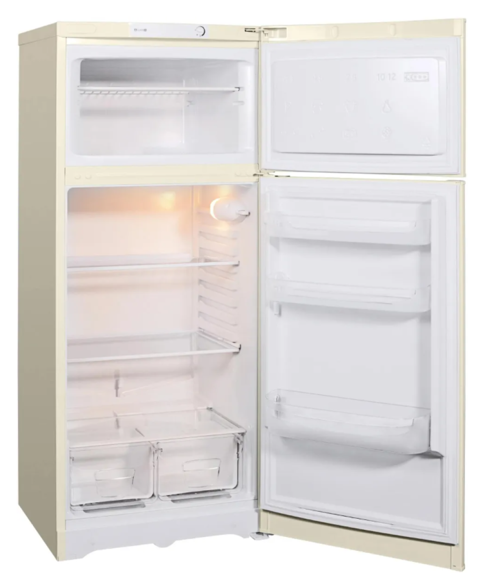 Холодильник STINOL TS145E, двухкамерный, бежевый, общий объем 249 литров