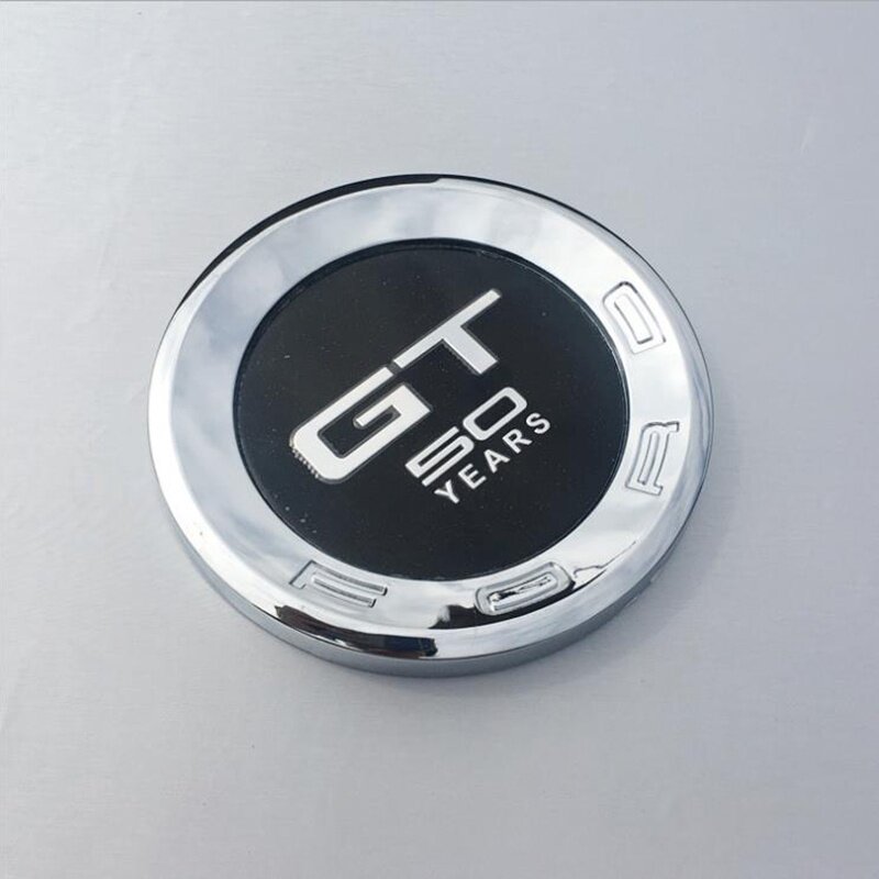 Логотип trunck cap anniversary gas 59 дюймов значок chrome ford mustang крышка эмблема задняя gt 50 лет