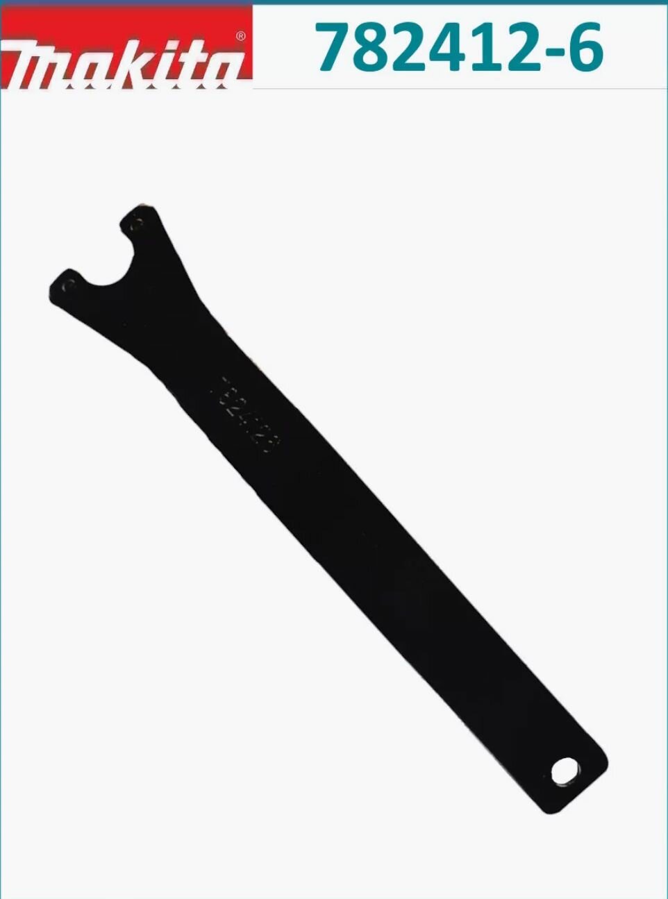 Makita Ключ прижимной гайки 28 мм для УШМ 115-230 мм скоба, изогнутый 782412-6, Оригинал