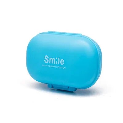 MOONBIFFY Портативная аптечка 4 отделения blue