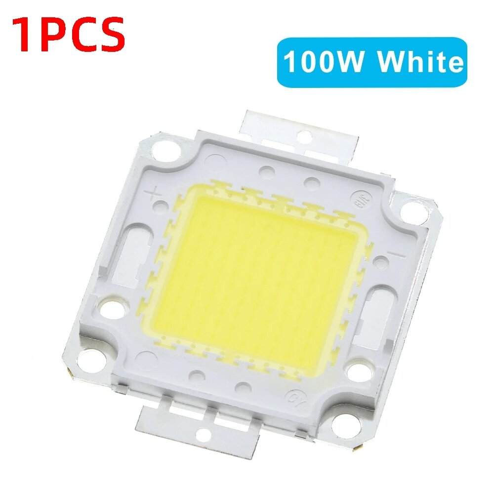 TZT teng светодиодный чип 10 Вт 900-1000LM дневной белый/теплый белый 1PCS 100W White