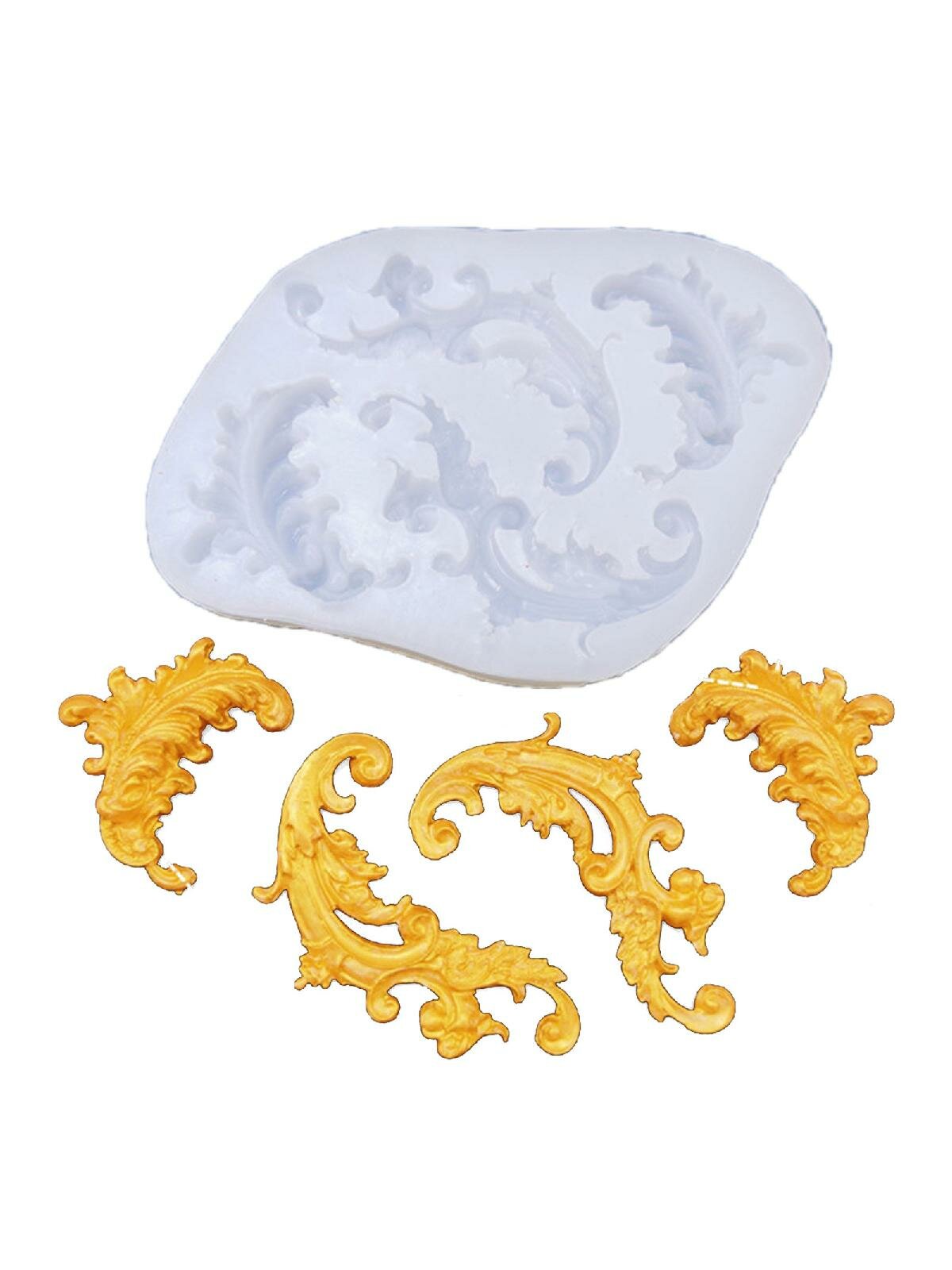 Форма для выпечки торта с тиснением в европейском стиле из помады