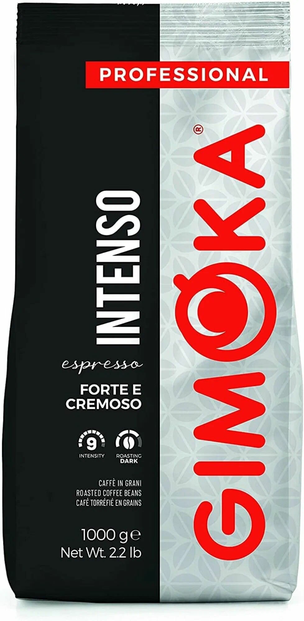 Кофе в зернах GIMOKA Professional Intenso (Италия) 1000 гр.