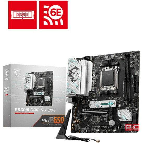 Материнская плата для персонального компьютера MSI B650M GAMING WIFI