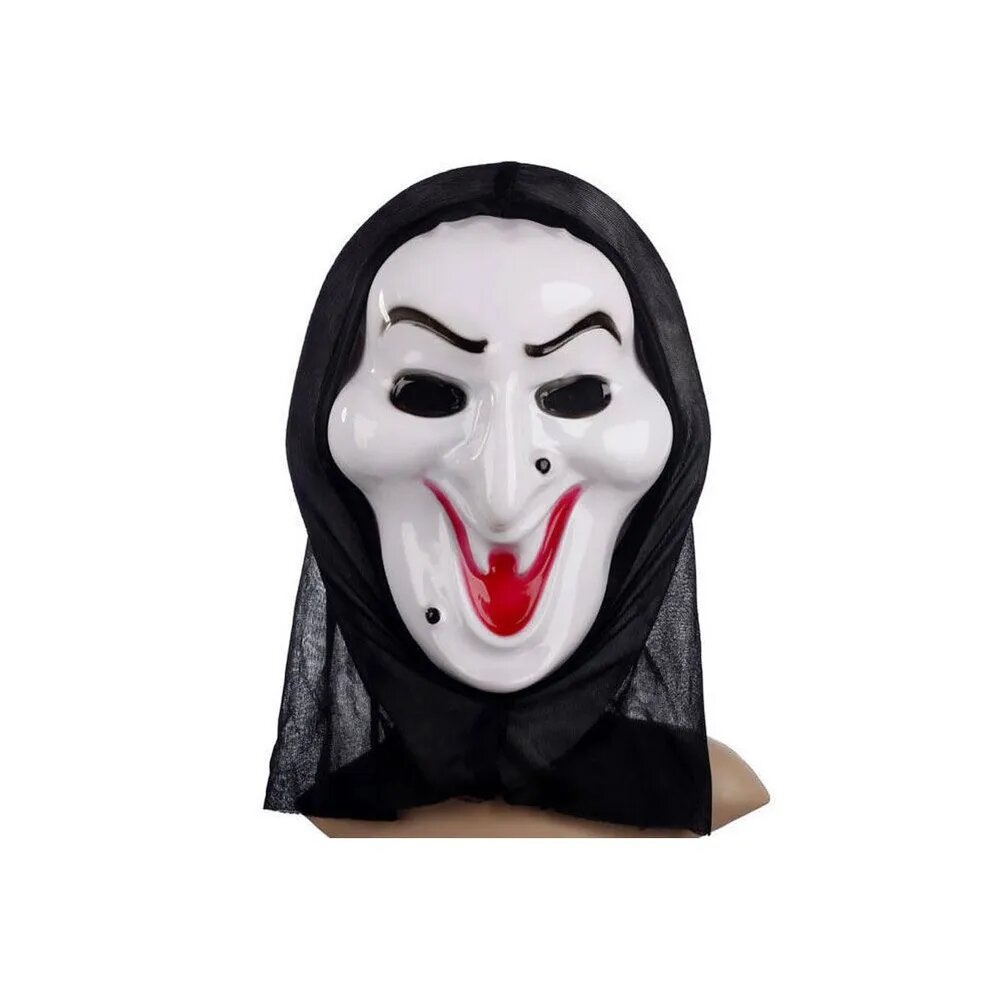 Страшная маска на Хэллоуин: Призрак Пластиковая маска.