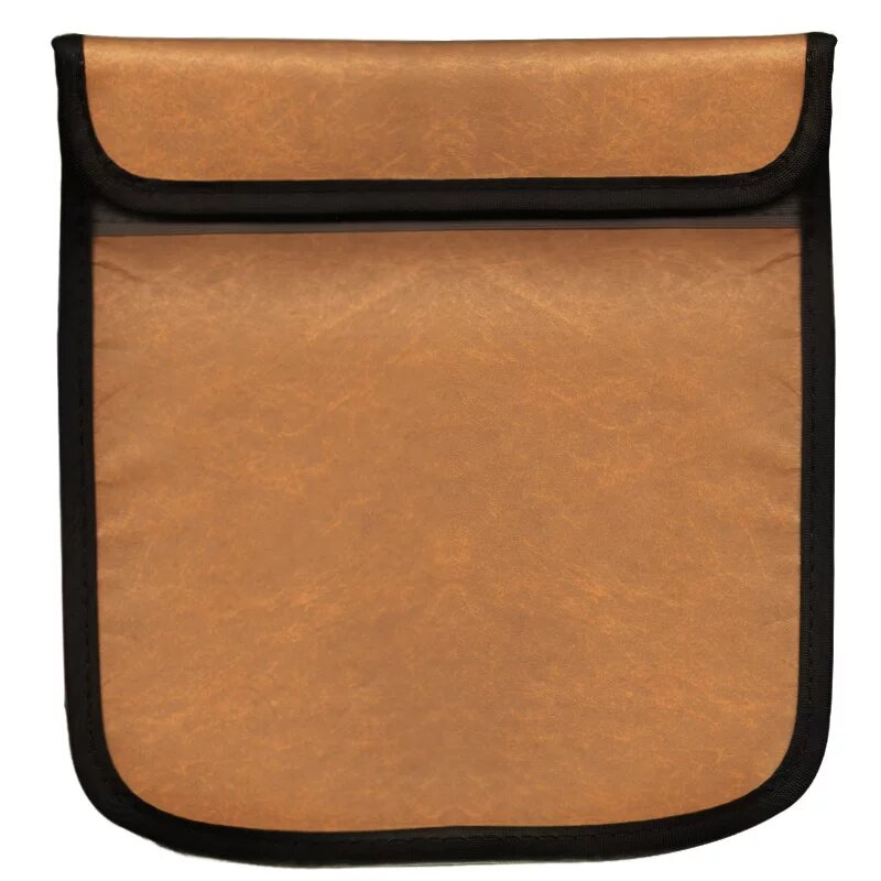 Анти-рентгеновский свинцовый чехол для хранения фотопленки, 22x21 см, бежевый, защита от излучения и повреждений