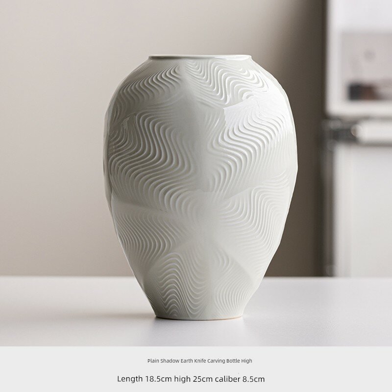 Минималистичная ваза из бамбука и керамики в итальянском стиле, абстрактное искусство, декор для дома, отеля,