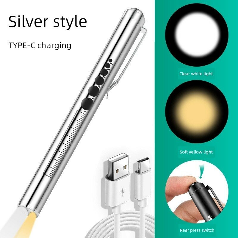 Медицинский фонарь для осмотра глаз, ушей, носа и горла, для врачей и медсестер, детский утренний осмотровый фонарик,