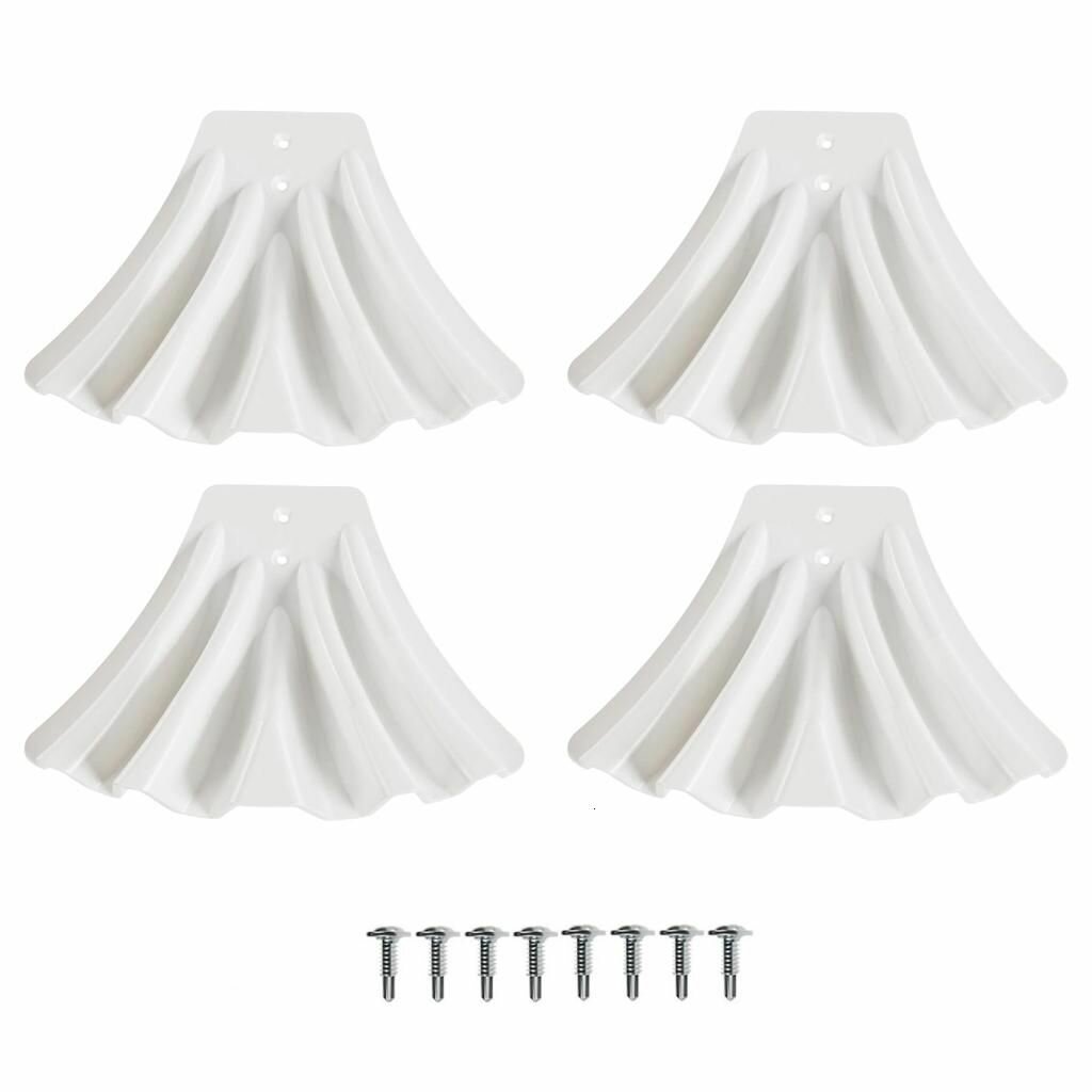 Комплект из 4 дренажных перенаправителей, Белый