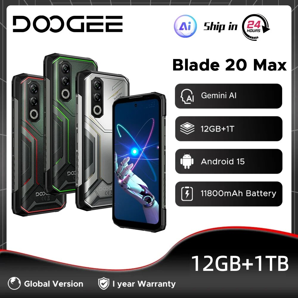 Смартфон Doogee Blade20 Max, 12ГБ/1ТБ, global — фото 1