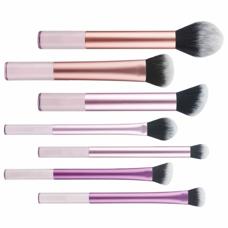 7 наборов кисточек для макияжа-прозрачные