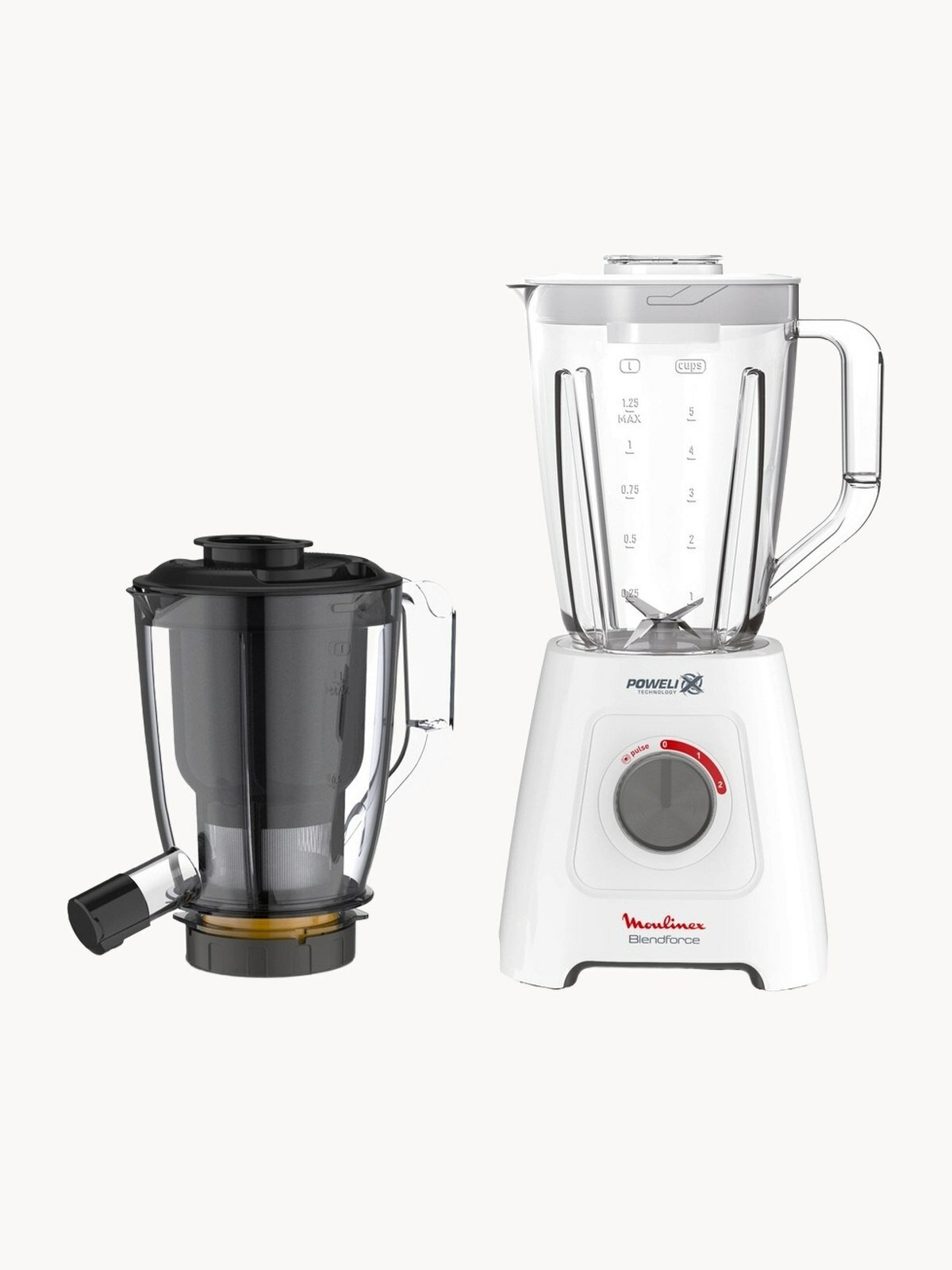 Стационарный блендер-соковыжималка MOULINEX LM42Q110