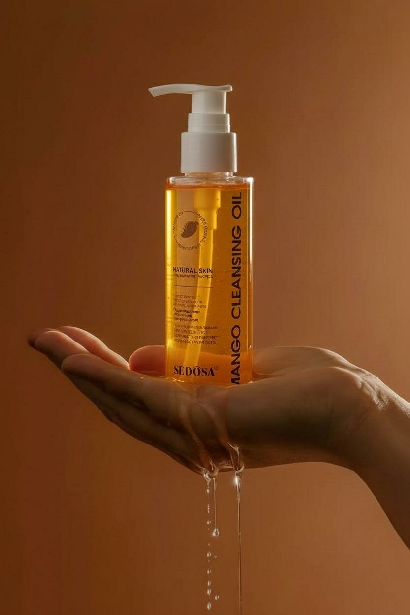 Гидрофильное гель-масло для лица для умывания с маслом манго Sedosa 150 мл