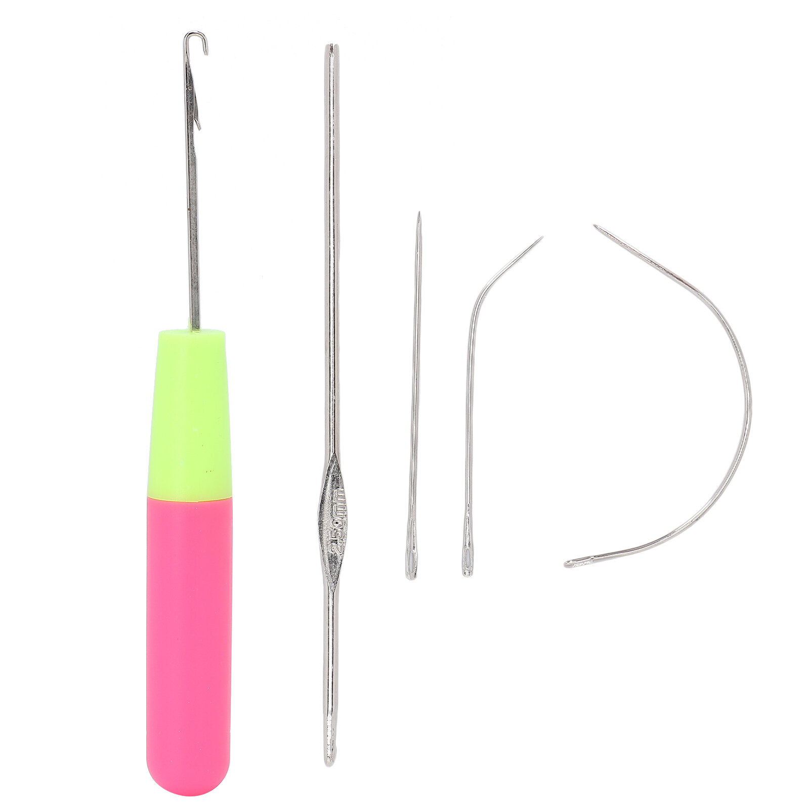 Набор из 5 пластиковых крючков с защелкой, изогнутые крючки, инструмент для вязания косичек