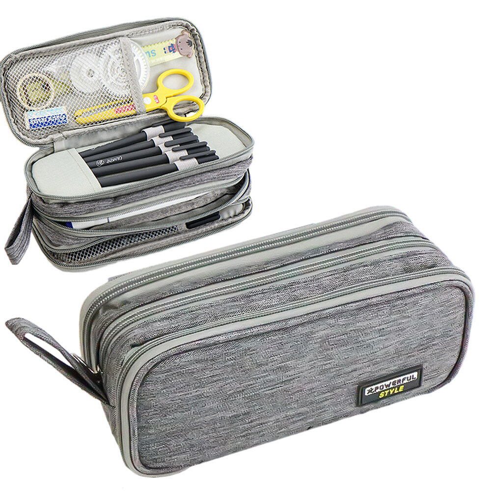 Канцелярский чехол для карандашей, Цвета: Белый сетка, Черная сетка, Серый, Розовый (Выбор), Размер: 225x70x105мм/8.8x2.7x4.1дюйма, Вес упаковки: 128г/4.5 унции, Размер упаковки: 21x8x9.5см/8.2x3.1x3.7дюйма, В комплект входят: 1 x Канцелярский чехол,