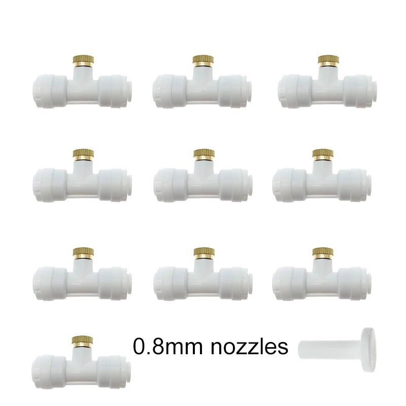 Форсунки для тумана 10 шт. Белый, 0.8mm White