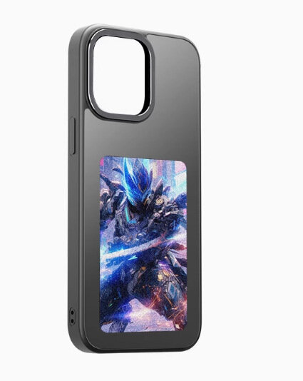 Специально разработанный чехол для телефона с NFC-экраном, AI умный E-Ink экран, чехол для iPhone 13-15, DIY кастомный противоударный чехол