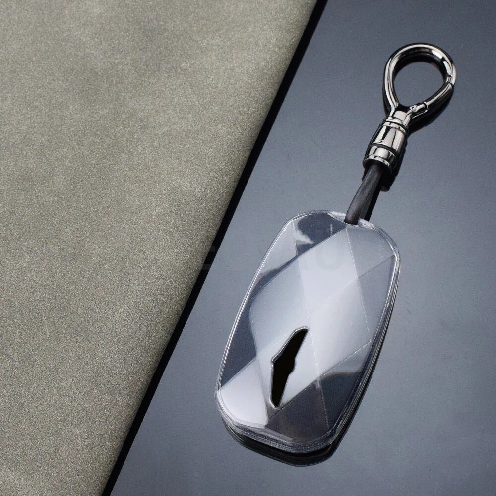 Прозрачный дистанционный брелок для Hyundai Genesis G70 G80 G90 Gv60 GV80 EQ900 Genesis, чехол для ключей, аксессуары
