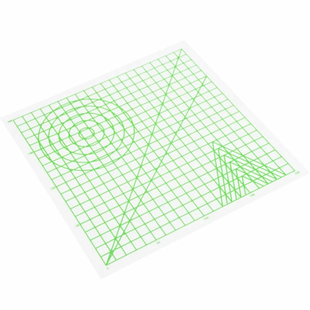 Коврик для 3д ручки силиконовый термостойкий с разметкой трафарет