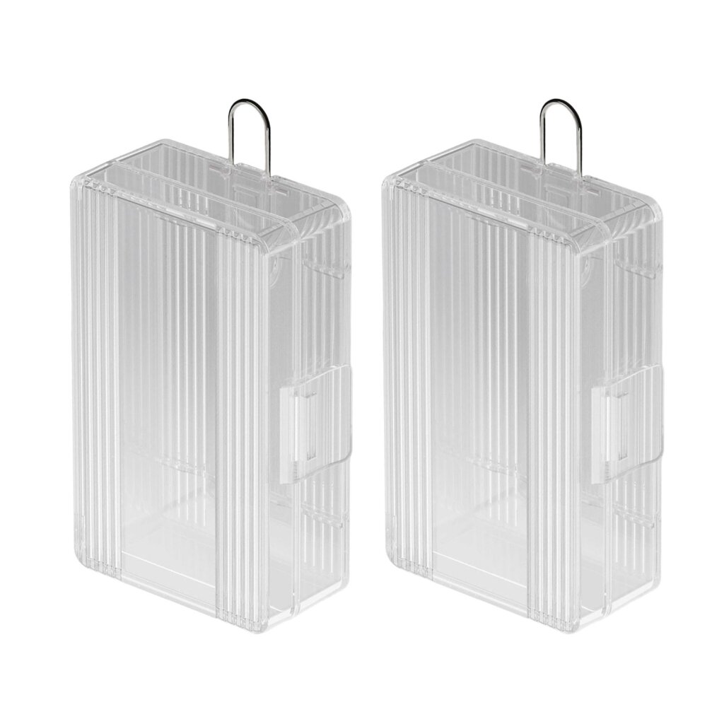 Кейс для хранения батареек Контейнер для 2шт 21700 Эффективный ящик для хранения батареек