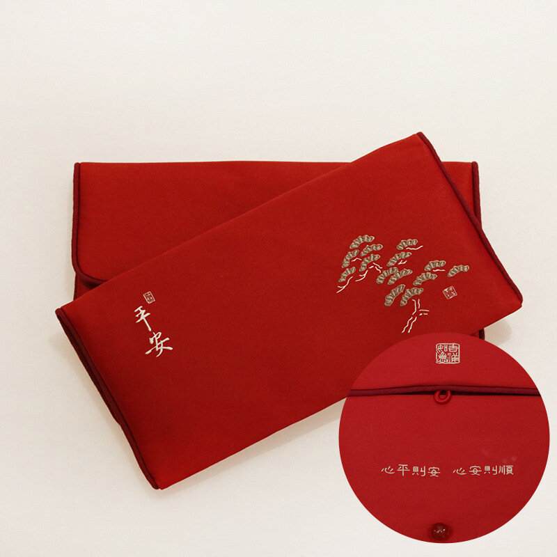 Высококачественные свадебные красные конверты для вступительного экзамена в колледж, красные конверты на десять тысяч юаней, тканевые новогодние свадебные красные конверты, конверты для приданого