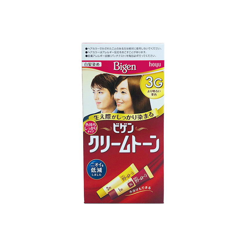 Крем-краска для волос Hoyu Bigen Kerimu, покрывающая седые волосы, для мужчин и женщин