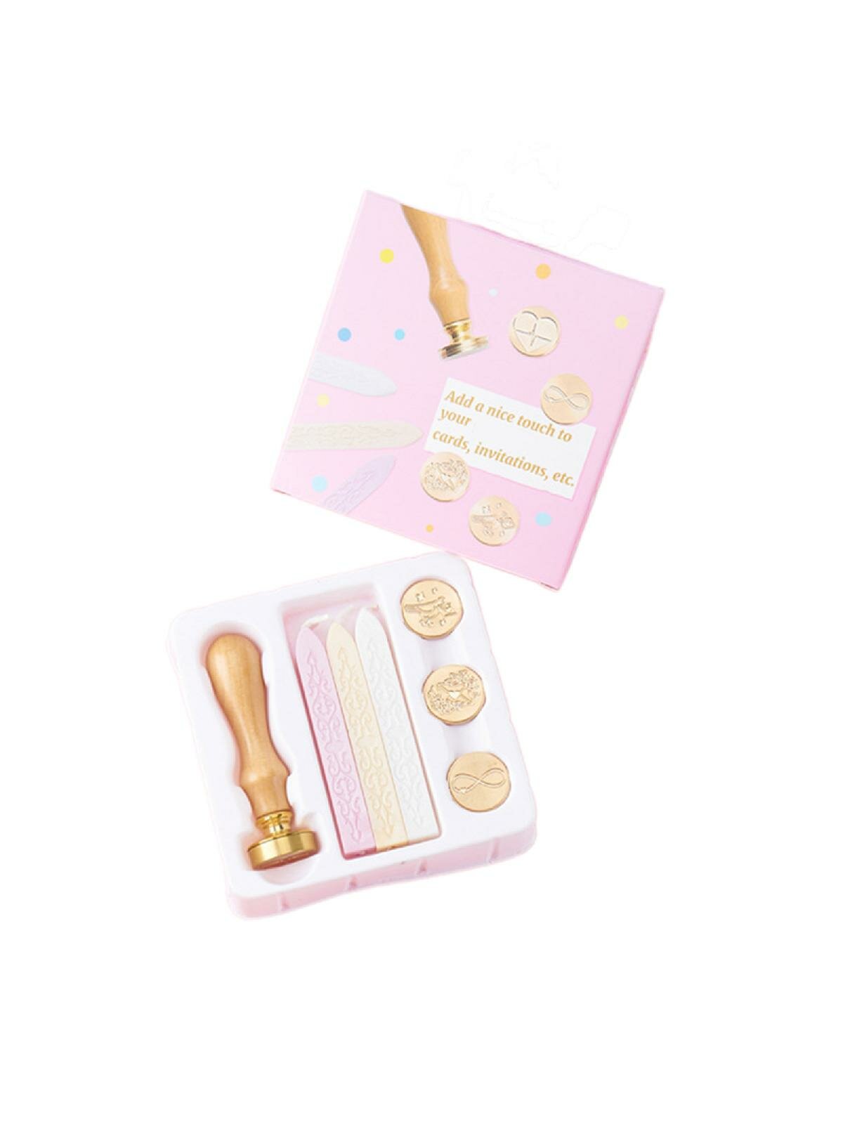 Набор штампов с аксессуарами для украшения, набор старинных штампов с печатью