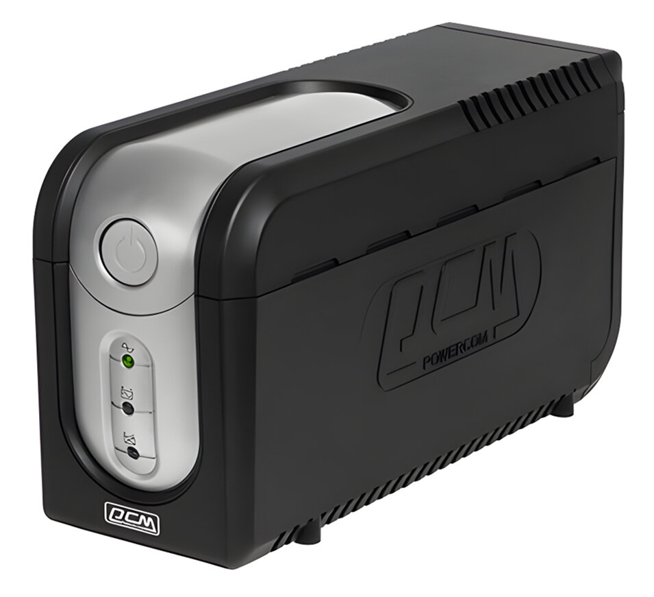 ИБП Powercom IMP-550AP, интерактивный, 1-фазный, время переключения 4 мс, черный