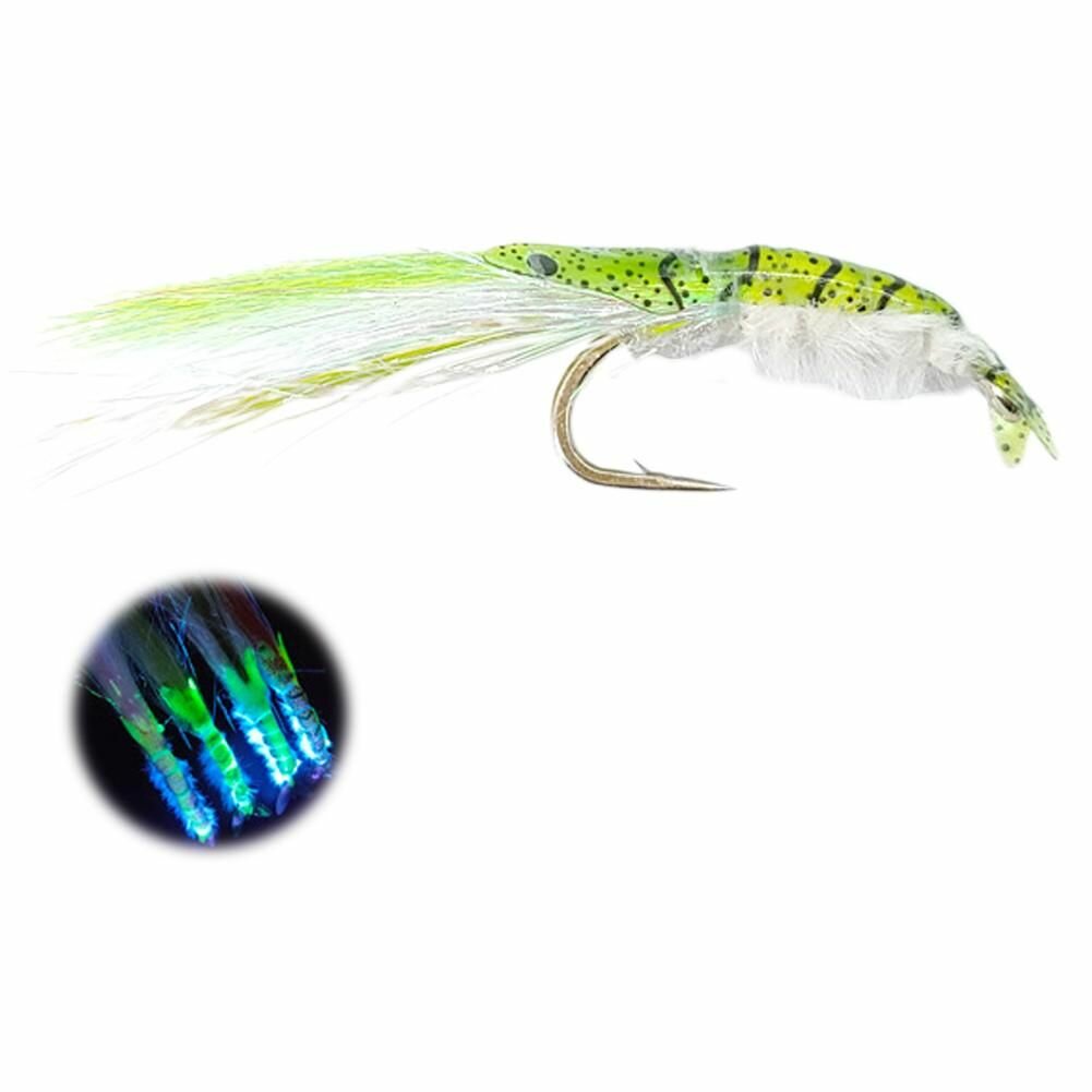 Приманка крючок для мушки, светящийся в темноте, Подходит для мандариновых рыб, морского окуня и т. д.