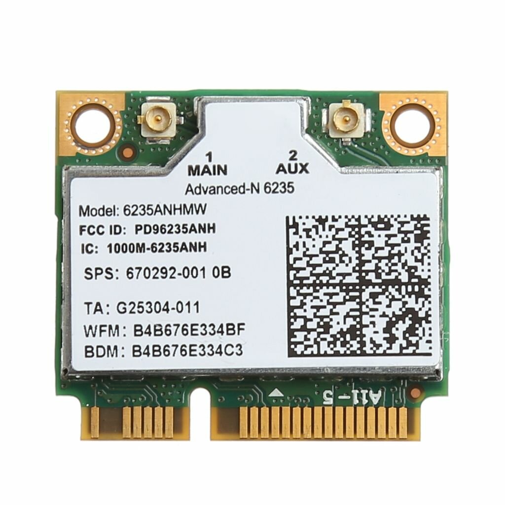Универсальная версия двухдиапазонной беспроводной сетевой карты intel 6235 6235ANHMW + 4.0 Bluetooth