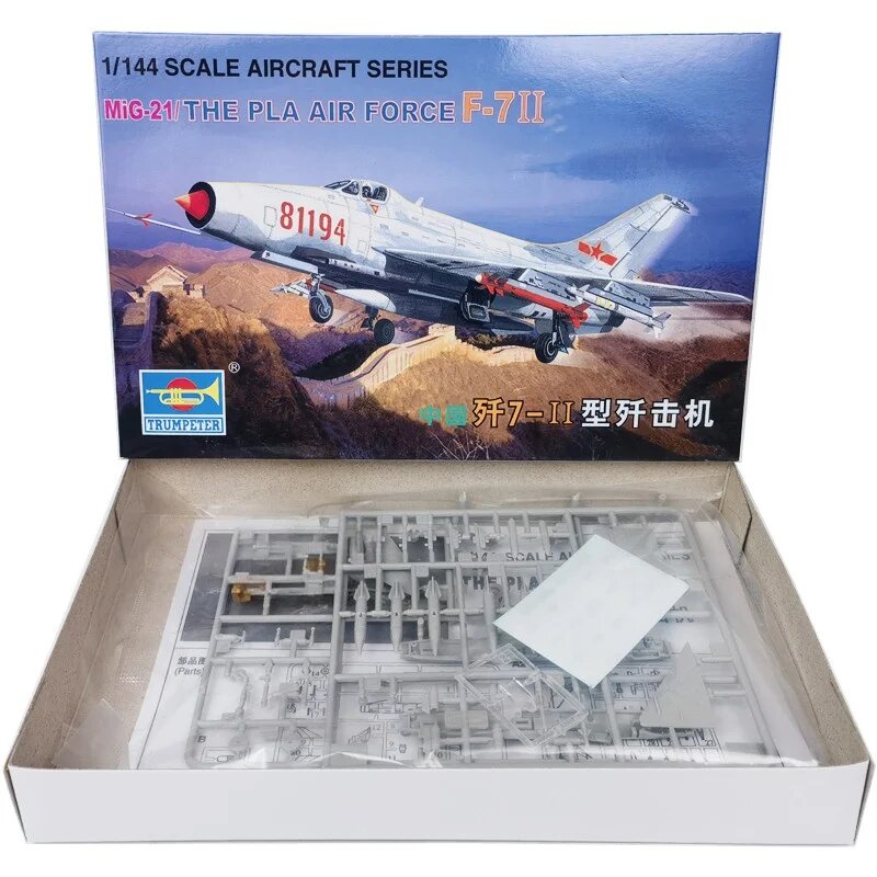 TRUMPETER 1/144 Истребитель MIG-21 Пластиковая модель