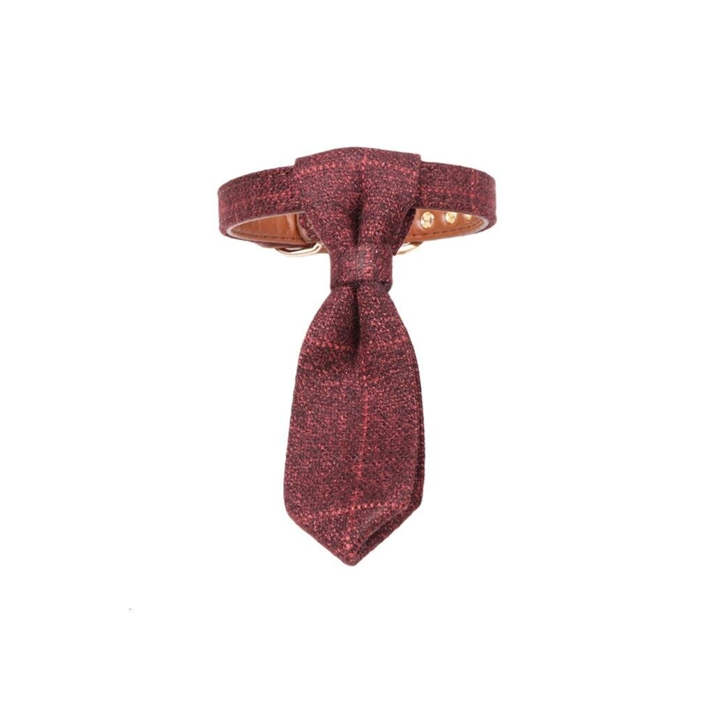 Ошейник-хомут для собак-красный-с ошейником-хомутом размером 1,3 на 32 см