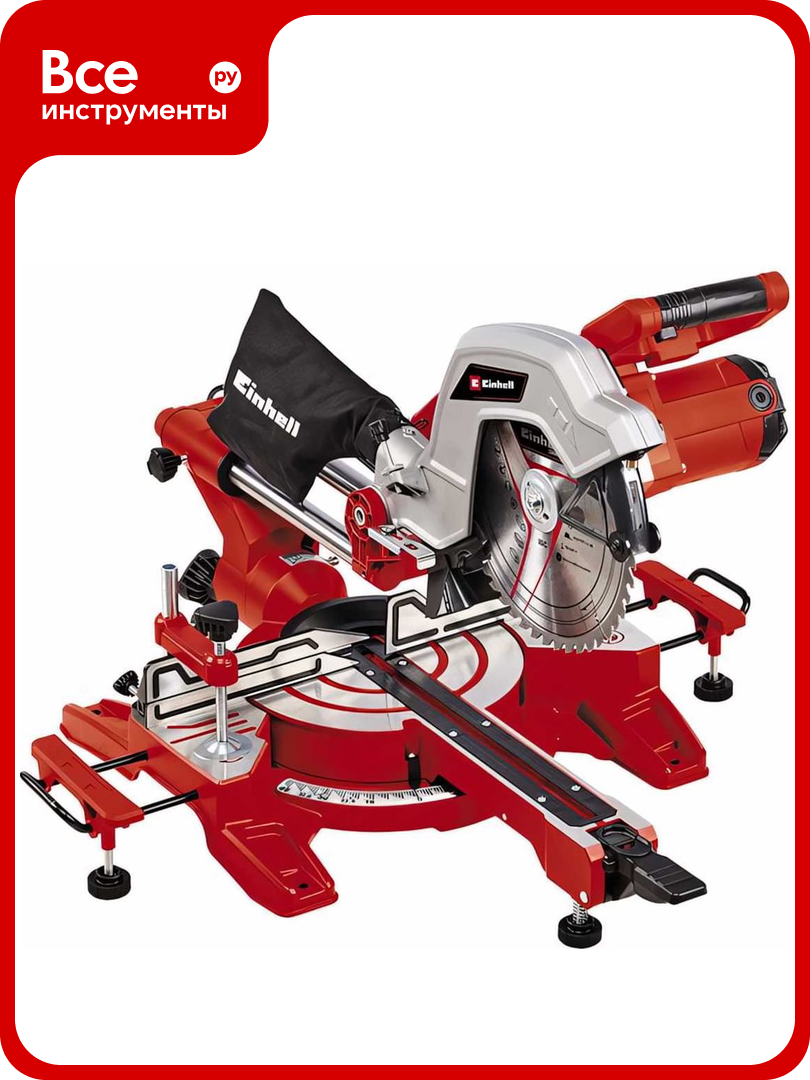 Торцовочная, Einhell, пила Einhell TC-SM 254 4300385, дерева и пластмассы, поперечного распила заготовок из
