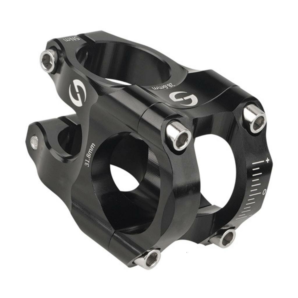 Высокопрочный короткий рулевой вынос для велосипеда, Черная коробка 31.8x35 мм
