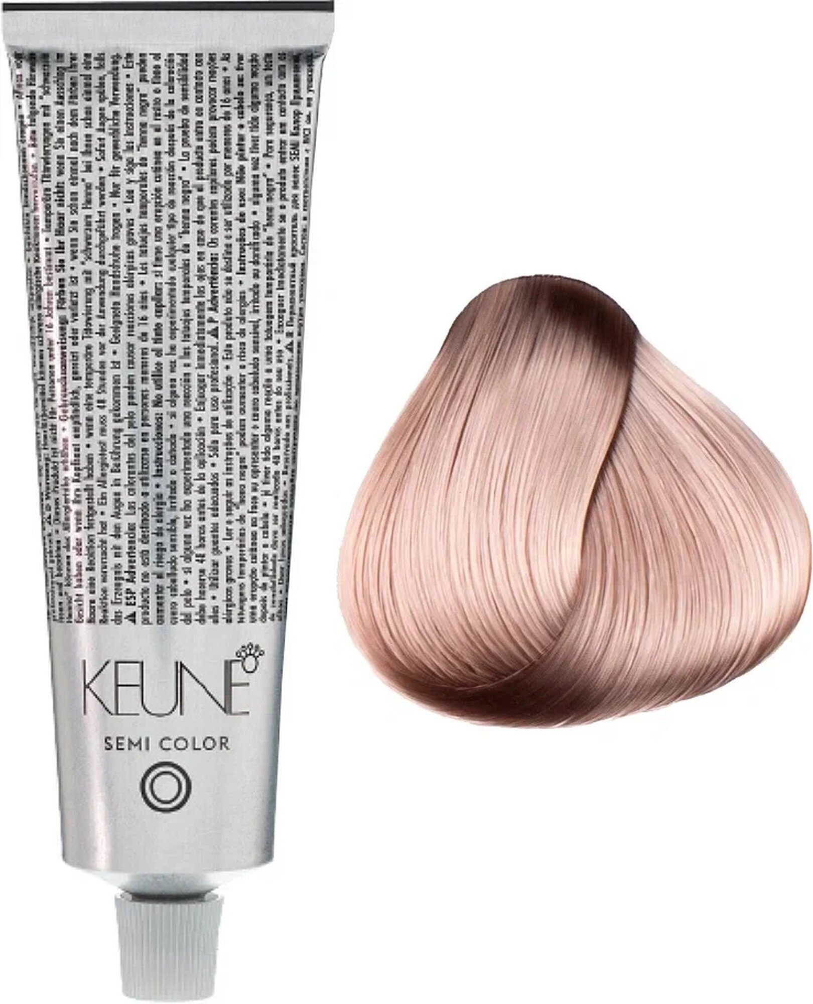 KEUNE SEMI COLOR 9.25 Очень светлый блондин перламутрово-махагоновый Крем-краска для волос без аммиака