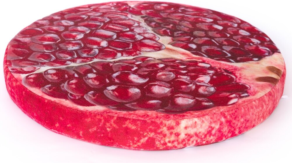 Подушка на стул Гранат, Подушка с 3D-моделированием снимается и стирается