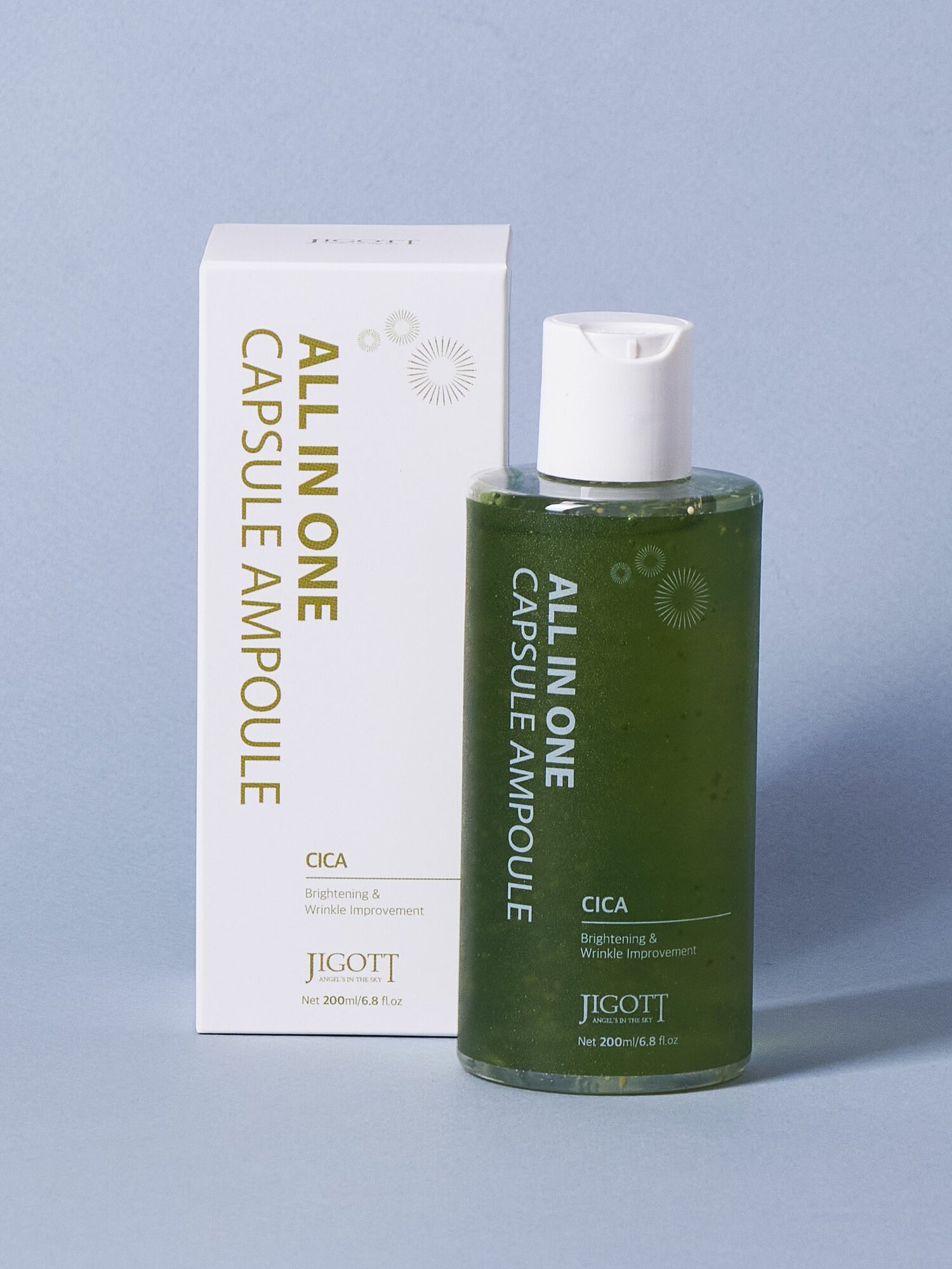 JIGOTT Капсульная сыворотка с Центеллой 200 мл All In One Capsule Ampoule Cica