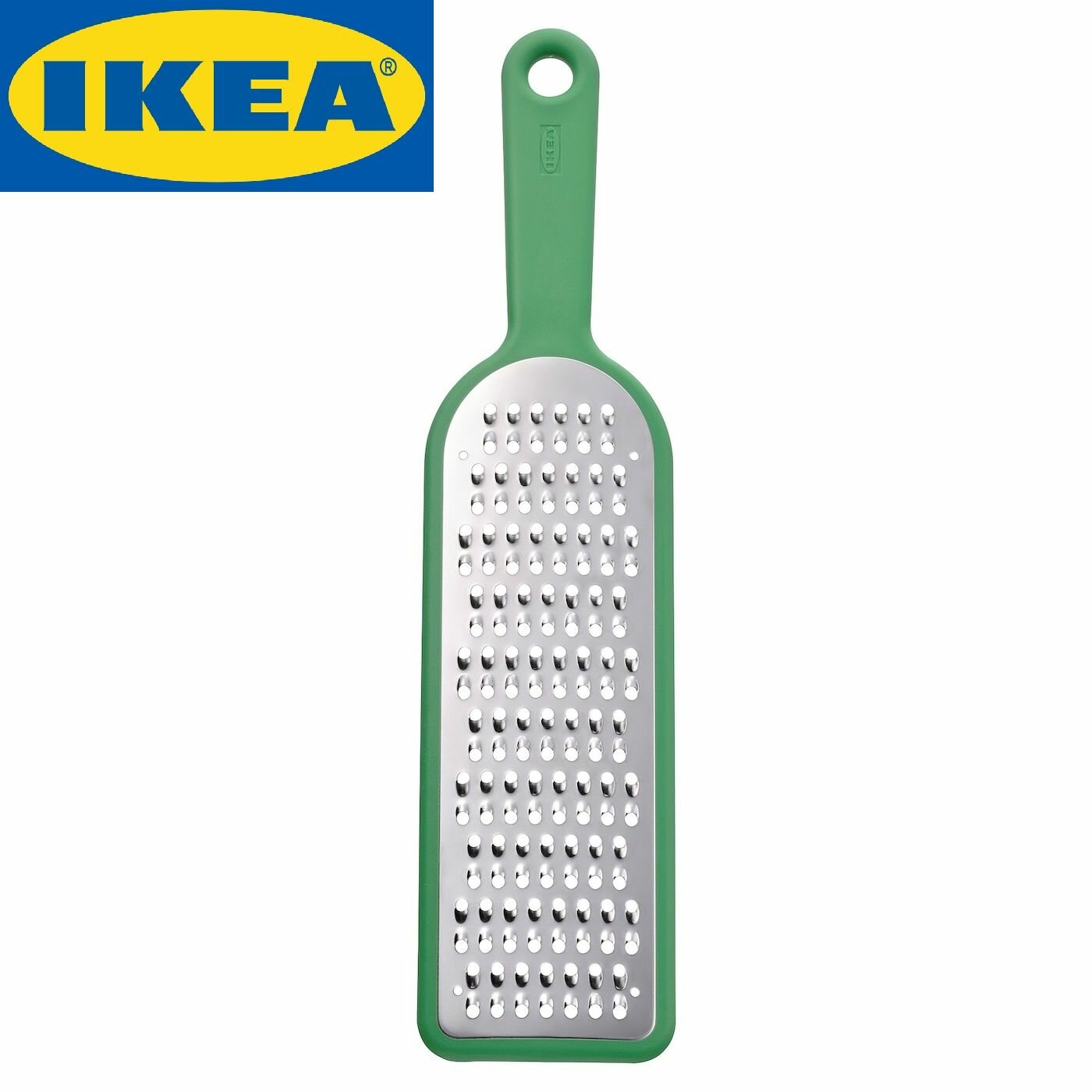 Тёрка с ручкой IKEA UPPFYLLD икеа уппфиллд, ярко-зелёный, 30 сантиметров