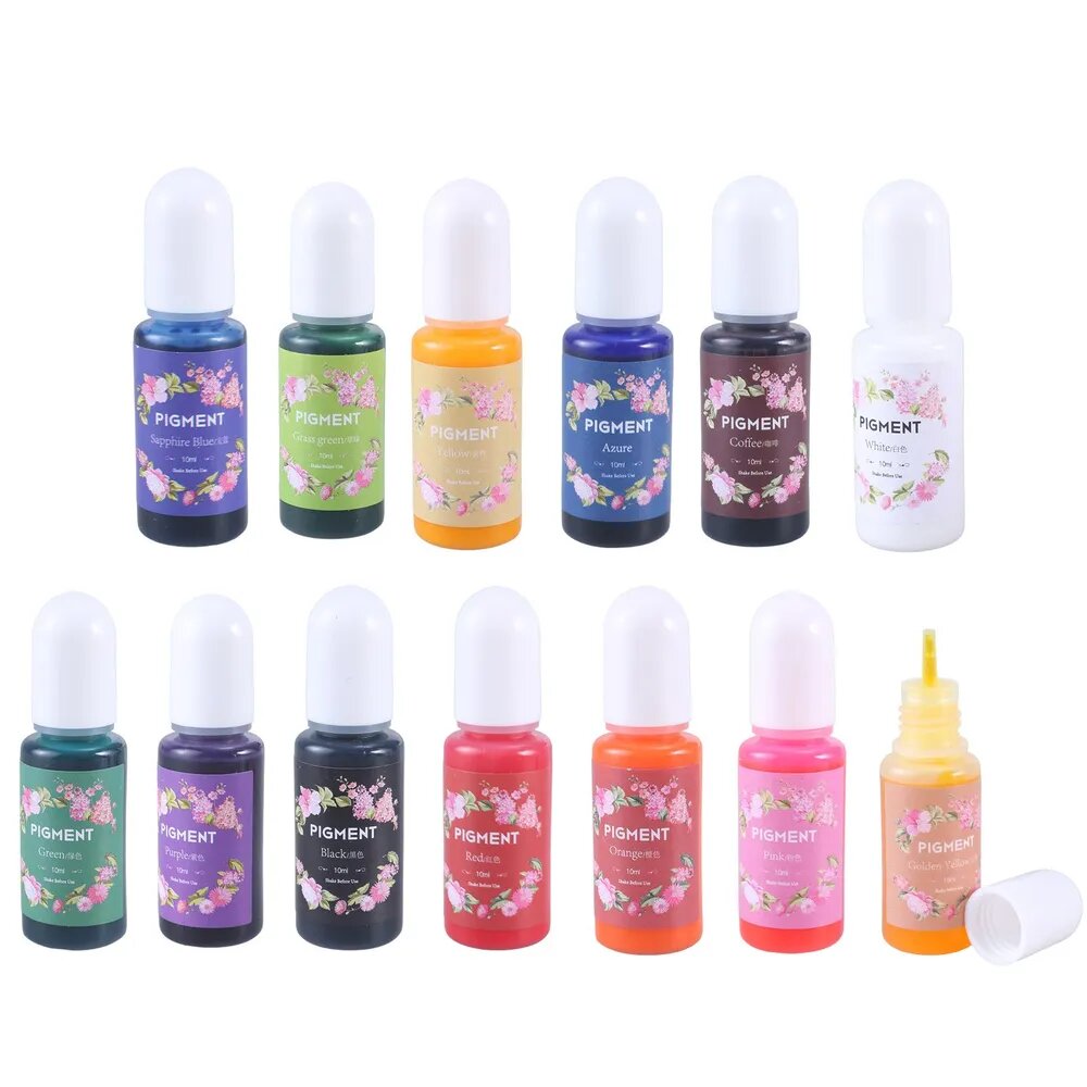 Жидкий прозрачный краситель из эпоксидной смолы, УФ-краситель для