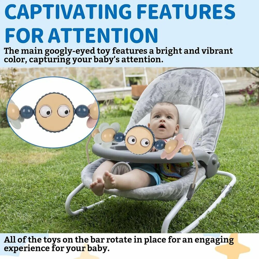 Электрическое кресло-качалка для младенцев с автоматическим укачиванием