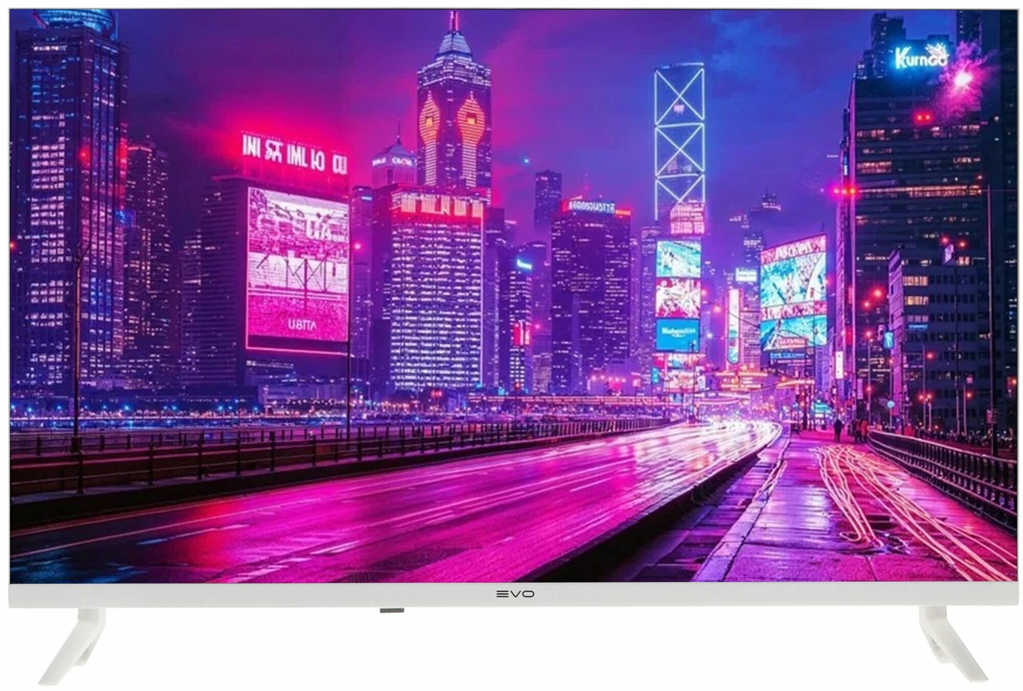 32" (80 см) Телевизор EVO TV 32, белый (Direct LED, HD, Wi-Fi, 60 Гц, Google TV)