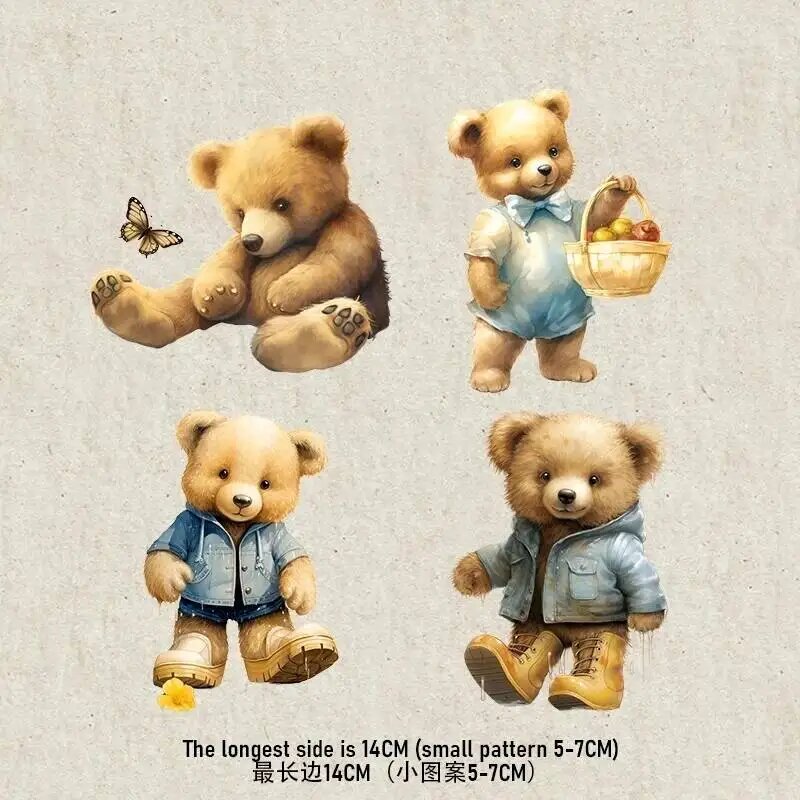 Набор милых медвежат для декорирования одежды JCTH-0263-12