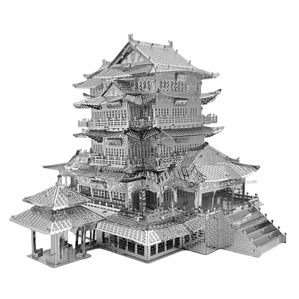 Металлический пазл, 3D металлические пазлы, набор для сборки знаменитых китайских архитектурных сооружений, набор для самостоятельной сборки моделей для взрослых и детей.